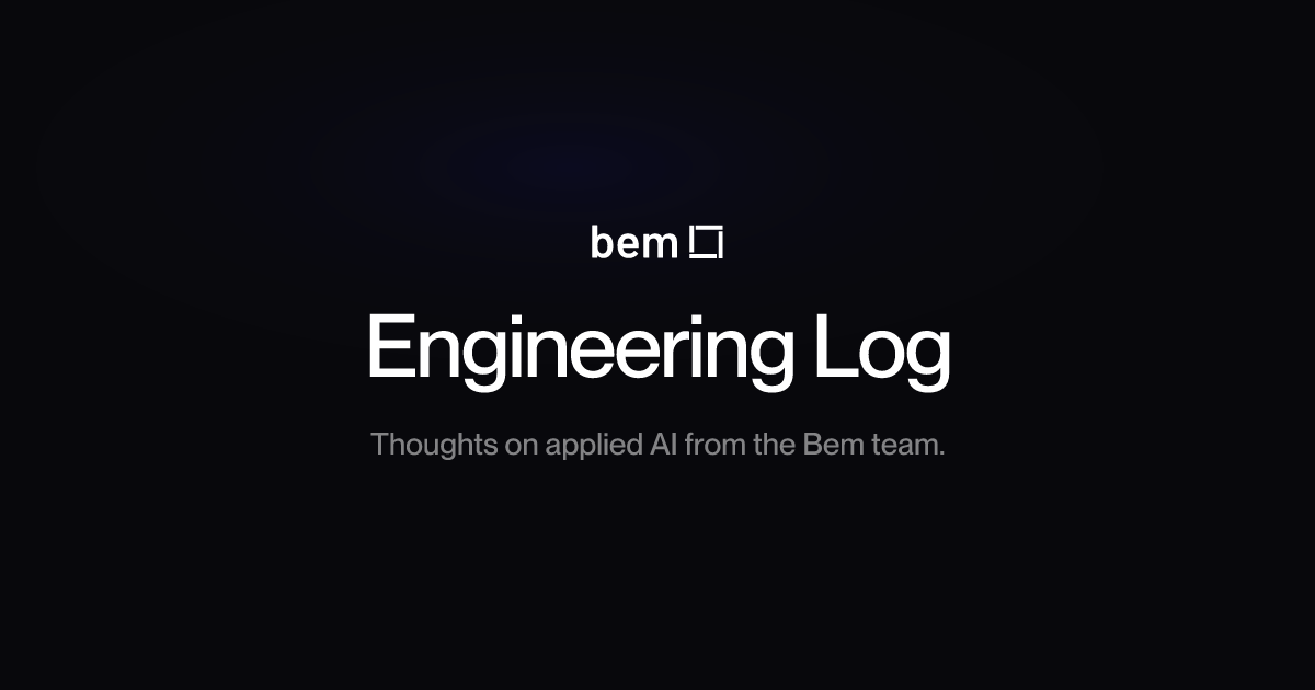 Engineering Log | bem